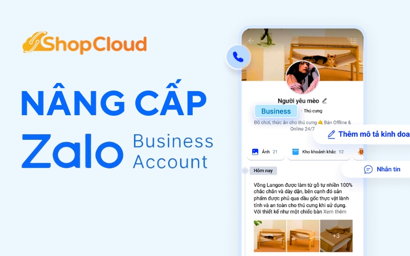 TIPS Nâng Cấp Zalo Business Miễn Phí - UPDATE 2024